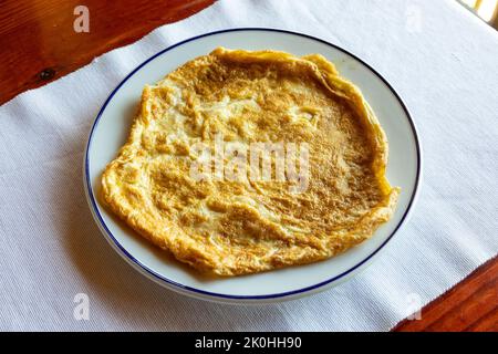 a High angle closeup of Omelette dish Stock Photo - Alamy