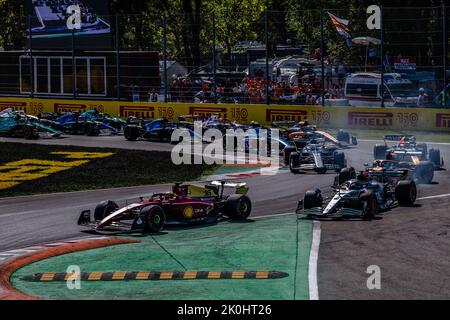Ferrari driver Charles Leclerc on the Red Carpet ahead of the F1 75 ...