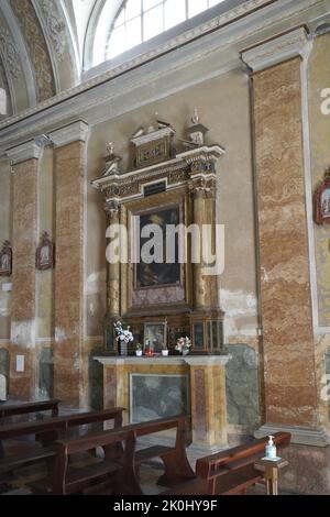 Chiesa delle Sacre Stigmate church, Interior, Filottrano, Marche, Italy ...