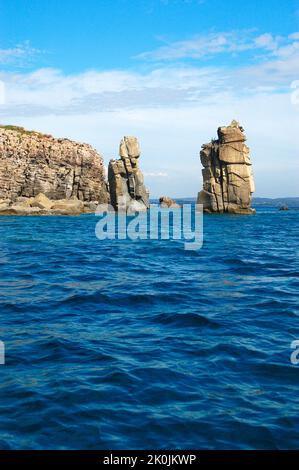 Le Colonne, Carloforte, San Pietro Island, Sardinia, Italy Stock Photo ...