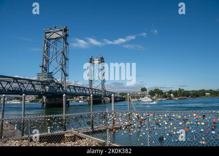 Locks at Prescott Park Stock Photo - Alamy
