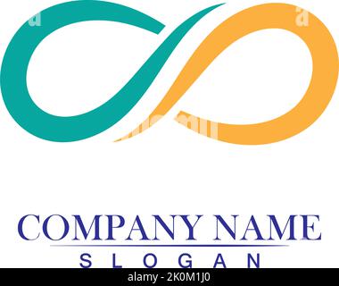 infinity logo and symbol template icons app design Stock Vector Image ...