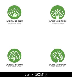 People Tree Logo Template Design Vector Stock Vector Image & Art - Alamy