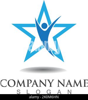 Star people logo vector icon template Stock Vector Image & Art - Alamy