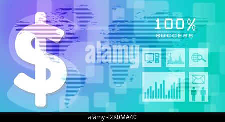 2d rendering usd Dollar symbol Stock Photo - Alamy