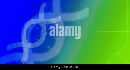 2d render of DNA structure, abstract background Stock Photo - Alamy