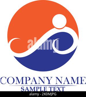 Adoption and community infinity care Logo template icon Stock Vector ...