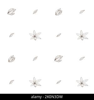 Oriented Seamless pattern with Outlined hand drawind geometrical ...