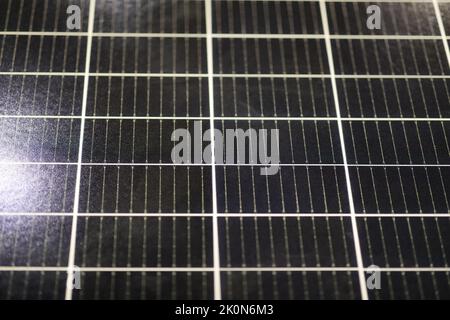 Monocrystalline silicon photovoltaic solar cell panel Stock Photo - Alamy