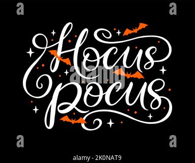 Hocus Pocus Halloween lettering Stock Vector Image & Art - Alamy