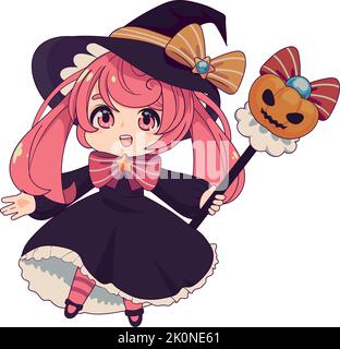 anime chibi costume halloween Stock Vector Image & Art - Alamy