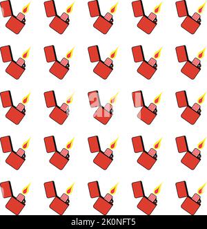 Lighter Icon Vector Seamless Pattern Stock Vector Image & Art - Alamy
