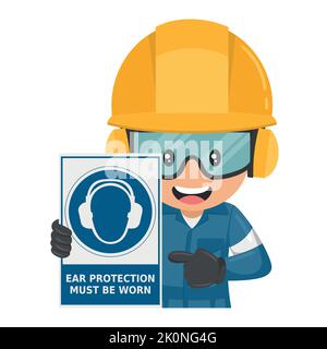 ISO 7010 M003 – Wear ear protection Stock Vector Image & Art - Alamy