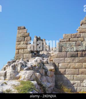 Myndos Gate of famous tourism city Bodrum, Mugla, Turkey Stock Photo ...