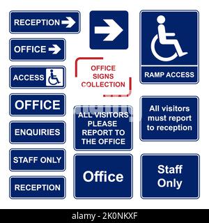 workplace symbol collection design, work office and telecommuting theme ...