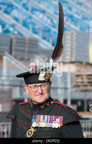 Queen Elizabeth II, who is Colonel-in-Chief of the Royal Tank Regiment ...