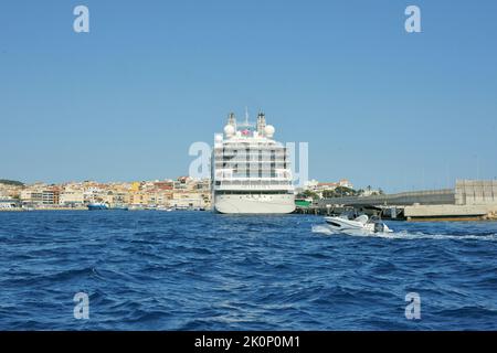 Port of Palamós located on the Costa Brava province of Gerona,Catalonia ...