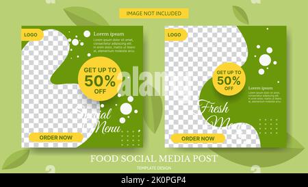 A vector of food discount card with lorem ipsum text Stock Vector Image ...