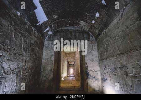 Inside View of the temple of Seti I, which is also known as the Great ...