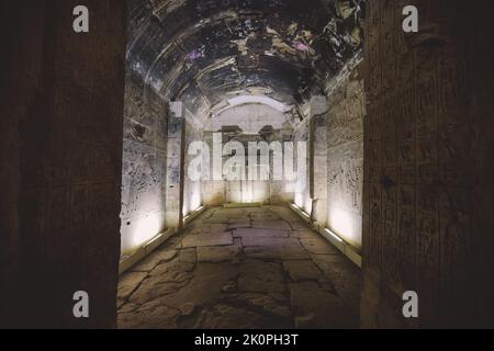 Inside View of the temple of Seti I, which is also known as the Great ...
