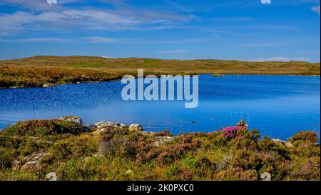 Loch Ronard on the Hebridean island of Coll, Scotland Stock Photo - Alamy
