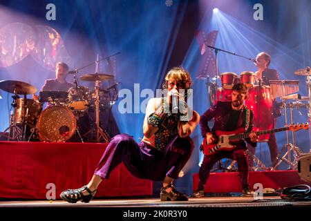 Baker Boy performs on stage during the official commencement of Treaty ...