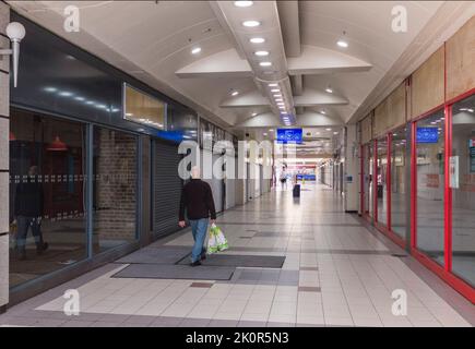 Stockton on Tees, UK.13th September 2022. Demolition work has started ...