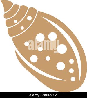 Beautiful shell icon logo design illustration Stock Vector Image & Art ...