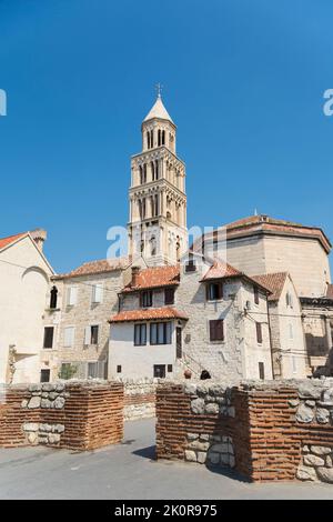 Cathedral of Saint Domnius, he Catholic cathedral in Split, Croatia ...
