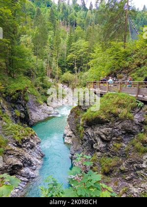 Sigmund Thun Klamm path with vortexes, gradings, pools and waterfalls ...