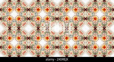 Boho botanical cottage core seamless pattern. Trendy decorative ...