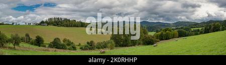 Kasperk castle, Sumava National Park (Bohemian forest), Czech Republic ...