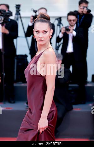 Gresa Hoti attends the "L'Immensità" red carpet at the 79th Venice ...