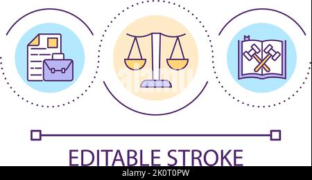 Law regulation loop concept icon Stock Vector Image & Art - Alamy