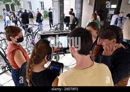 Weimar, Germany. 13th Sep, 2022. Roman Twork, editor of Mitteldeutscher ...