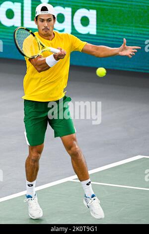 Jason Kubler in action during their match against Ryan Peniston (not ...