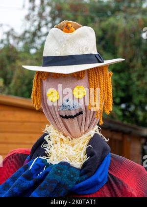 Guarlford Worcestershire, UK, 13th September, 2022. My boys scarecrow ...