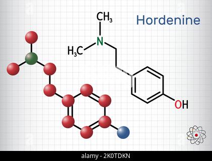 Skeletal formula of Tyramine. chemical molecule Stock Vector Image ...