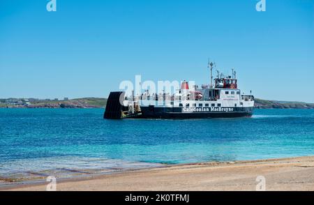 MV Loch Buie CalMac Ferry between Mull and Iona Scotland Stock Photo ...