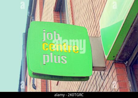 jobcentre plus sign Glasgow, Scotland, UK Stock Photo - Alamy