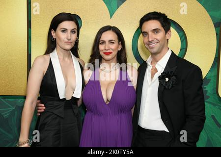Jen Statsky, Lucia Aniello, and Paul W. Downs arrive at the 34th Annual ...