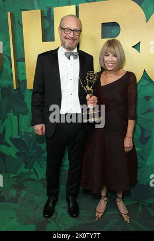 Mark Kamine, Tana Kamine attend the 2022 HBO Emmy's Party at San ...