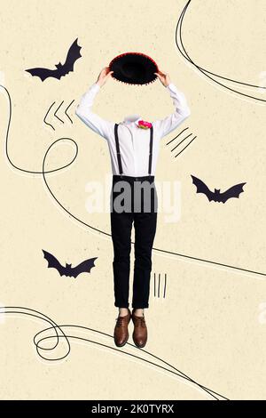 Creative 3d photo artwork graphics painting of timer waking up unhappy ...