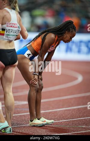 Jamile SAMUEL participating in the 200 meters at the 2022 European ...