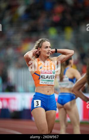 Lieke Klaver participating in the 200 meters of the European Athletics ...