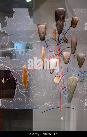 Neolithic Stone Axe, National Museum of Thailand, Bangkok Stock Photo ...