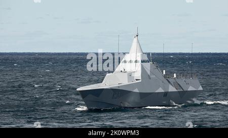 HSwMS Härnösand K33 Visby-class corvette, HSwMS Trossö A264 auxiliary ...