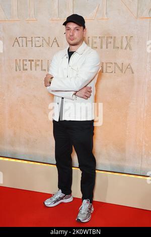 Alexis Manenti attends 'Athena' Netflix Paris film Premiere At Salle ...