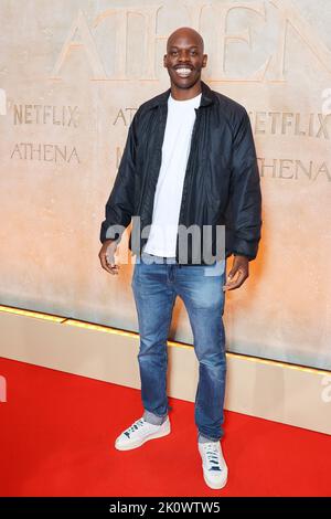 Jean-Pascal Zadi attends 'Athena' Netflix Paris film Premiere At Salle ...