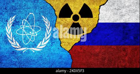 IAEA International atomic energy agency symbol icon Stock Photo - Alamy